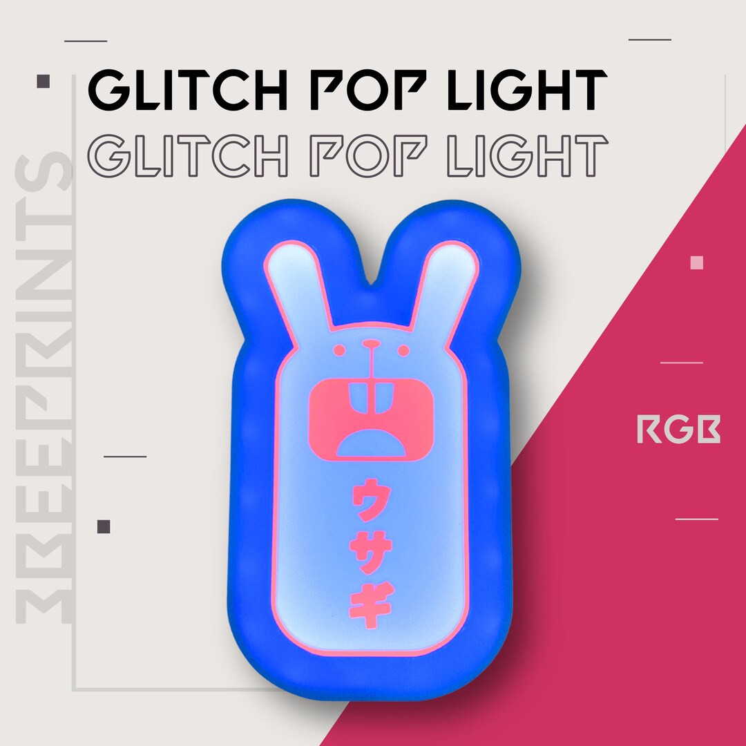 Valorant Glitch Pop Light Valorant Light Valorant Desk - Etsy