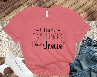I Teach Tiny Humans About Jesus - Etsy