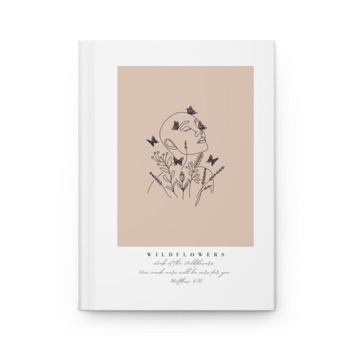 Christian Journal Wildflowers Hard Cover Notebook Prayer Journal ...
