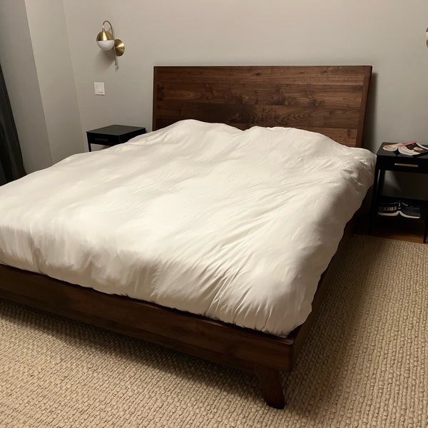Walnut Bed - Etsy