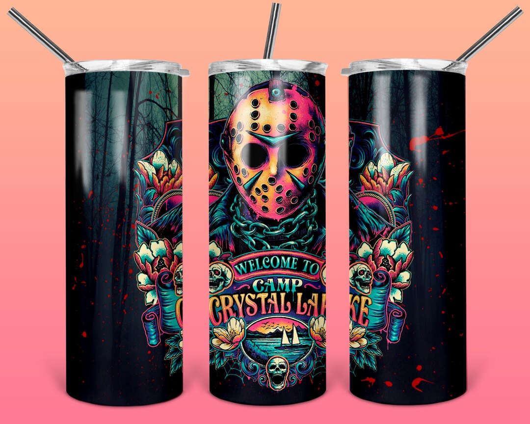Jason 20oz Tumbler Full Wrap Digital PNG - Etsy