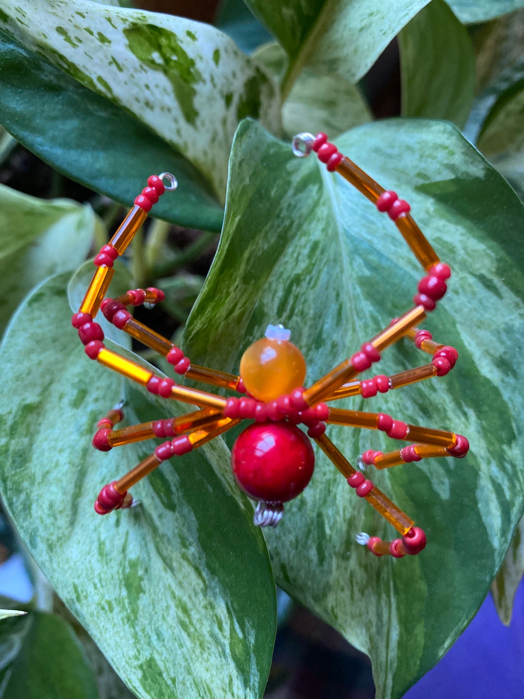 Handmade Beaded Spiders - Etsy