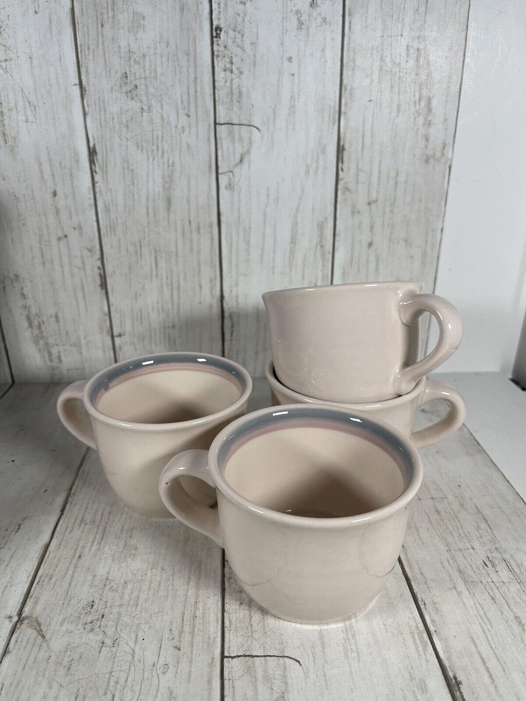 Pfaltzgraff Aura Pink Tea / Coffee Cup Vintage Set of 5 - Etsy