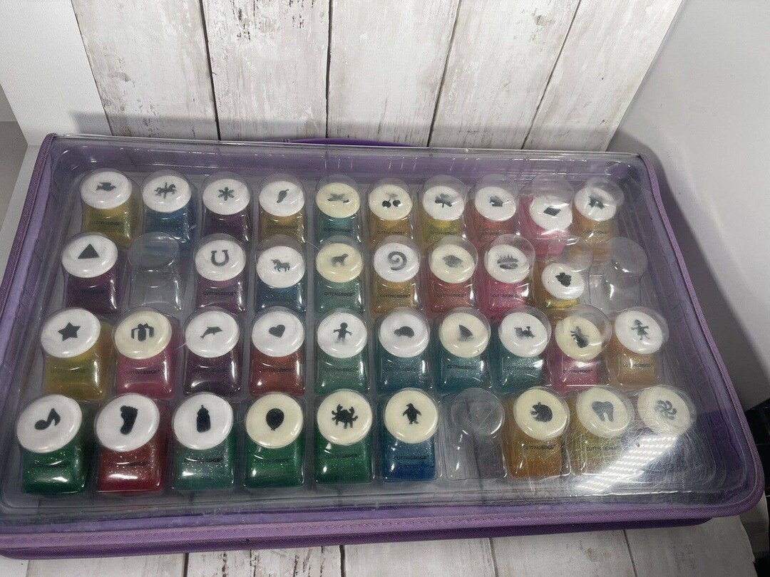 Cutting Edge Scrap Booking Paper Punch Set 37 Pieces Assorted Designs W ...