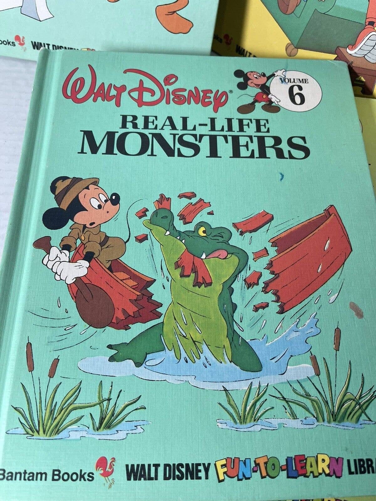 VTG Walt Disney Fun to Learn Library 1983 Bantam Books Set of 9 - Etsy
