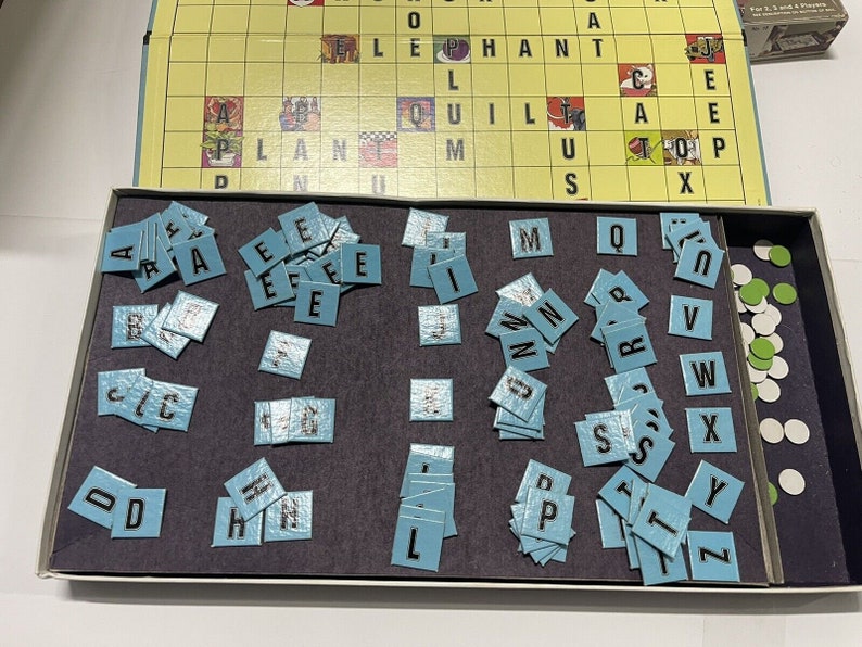 Vintage 1982 Scrabble for Juniors Game by Selchow & Righter - Etsy