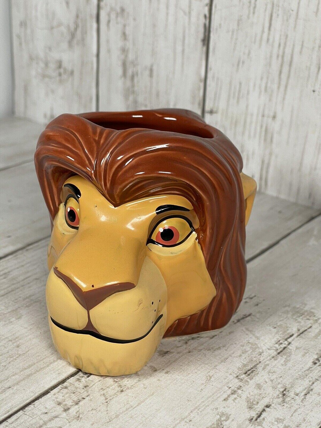 Disney the Lion King Simba Mug Figural Mug 3D Applause Vtg Ceramic 90s ...