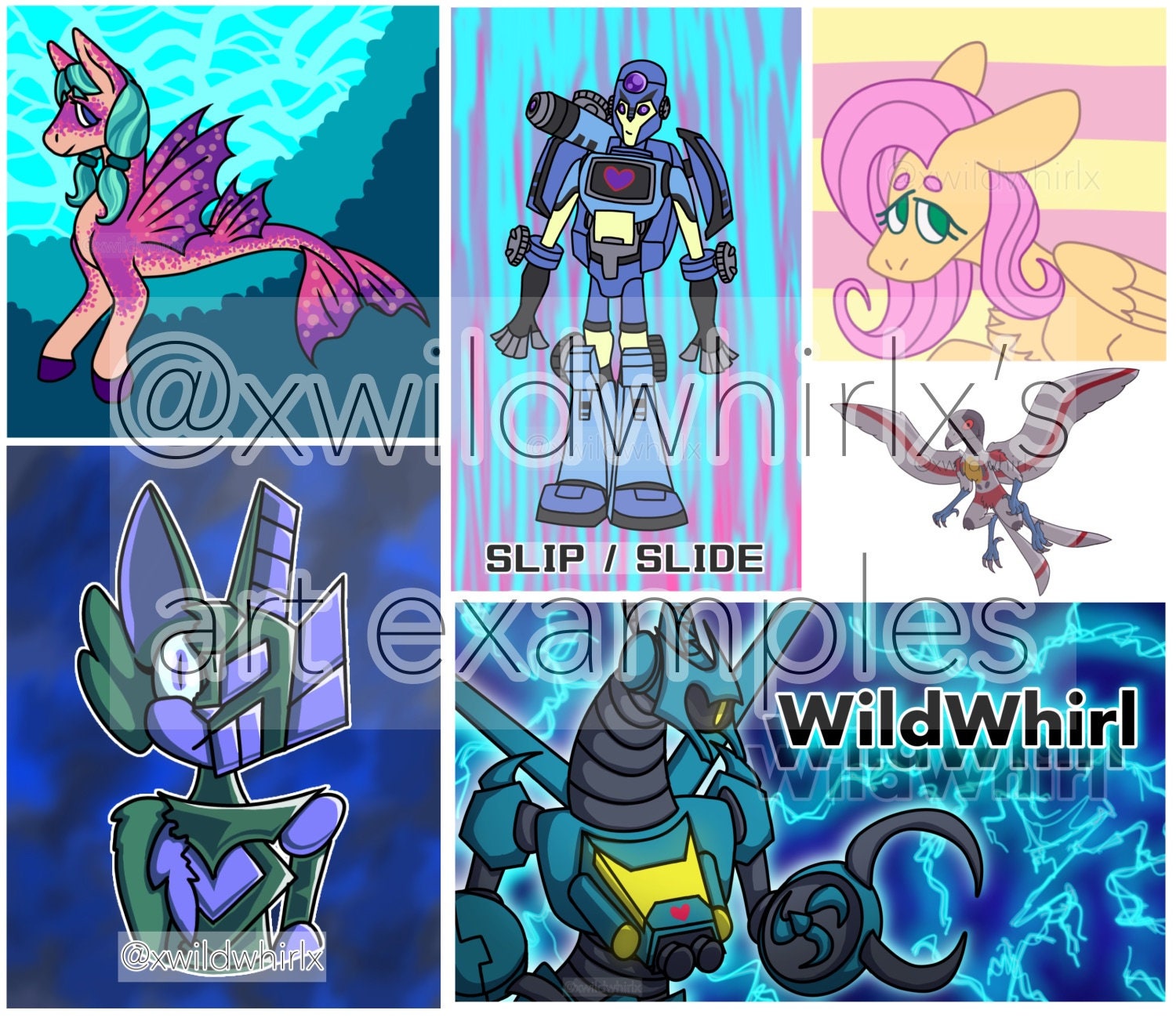 Cartoony Style Custom Digital Art Commission fanart Ocs - Etsy