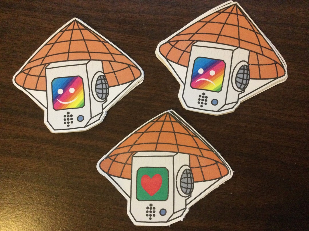 Momo Robot Stray Cat Video Game Vinyl Sticker - Etsy