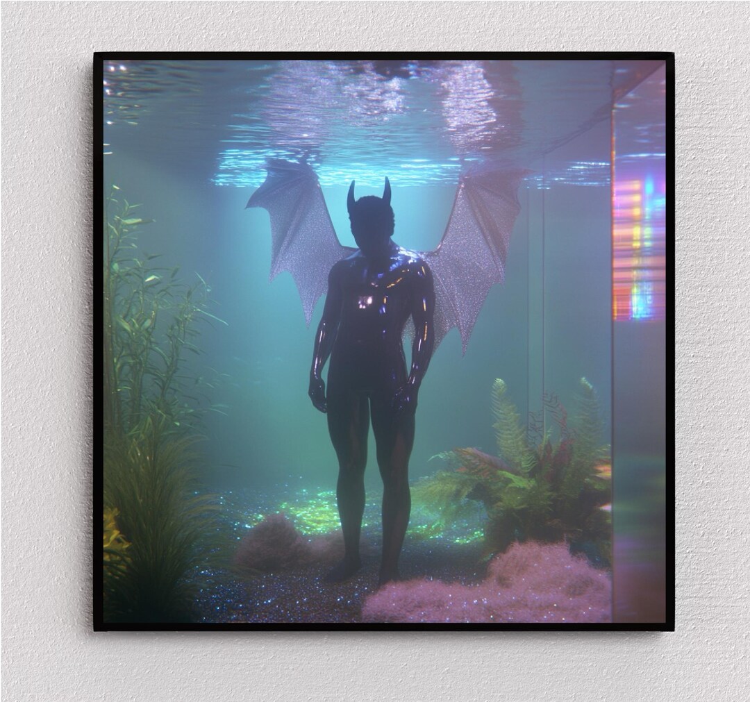 Vampire Aquarium – Surreal Gothic Art Print | Ethereal Underwater ...