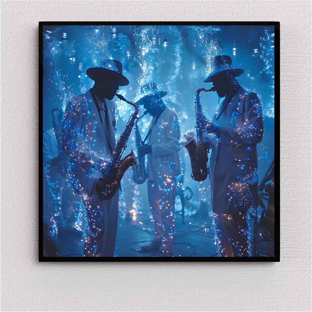 1960s Dreamy Jazz Speakeasy – Atmospheric Art Print #2 - Etsy