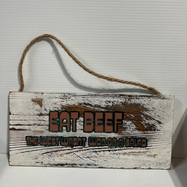 Eat Beef Sign - Etsy
