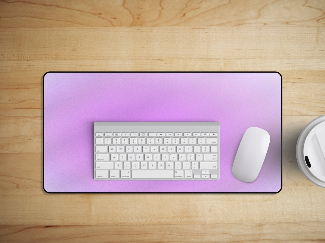 Lofi Purple Aura Desk Mat Desk Mat Aesthetic Deskmat Cubicle Decor ...