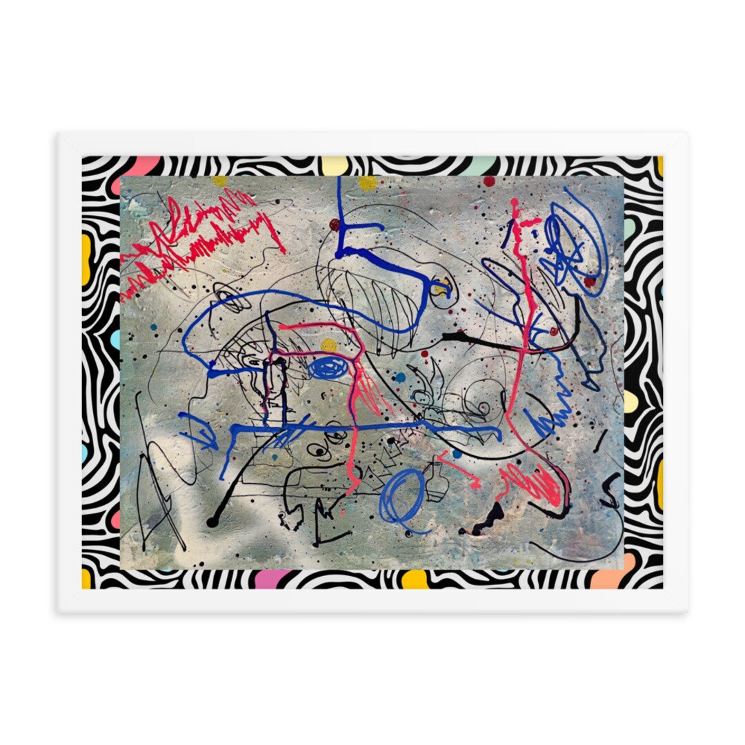 Wormhole - Framed Paper Print - 18"x24" - Limited Edition - Etsy