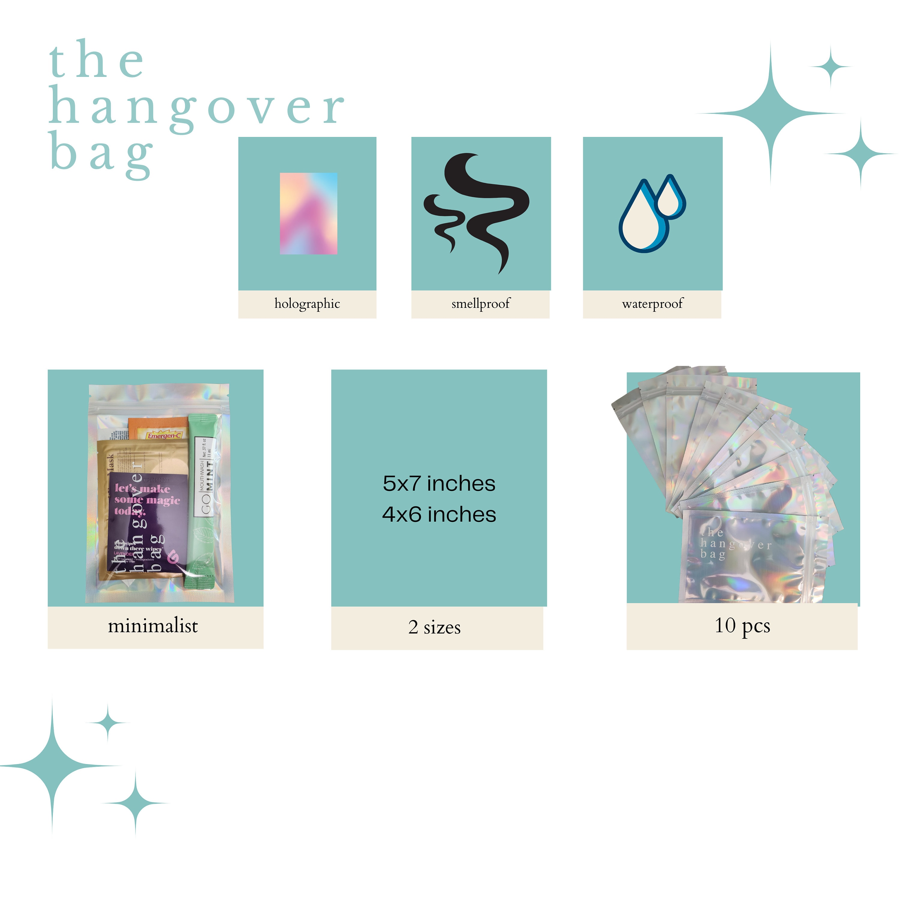The Hangover Bag an Adult Party Favor Bag for Wedding, Bachelorette ...