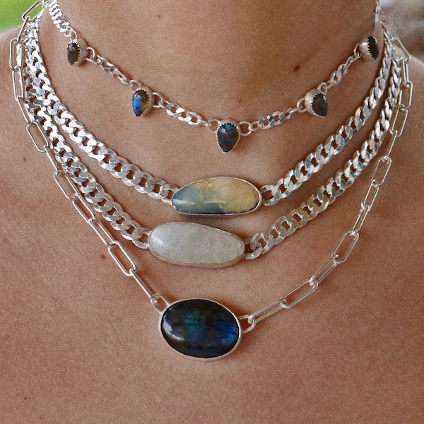 Silver Paper Clip Choker - Etsy