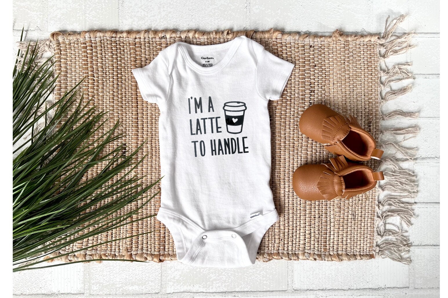 I'm a Latte to Handle Baby Onesie® Baby Onesie® Humorous Baby Gift ...