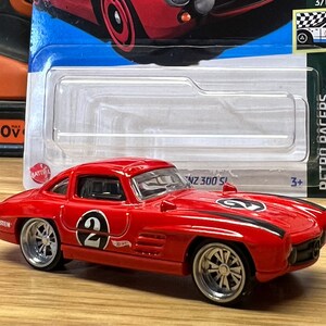 Custom Hot Wheels Mercedes-benz 300SL | Die-cast Collectible Car ...