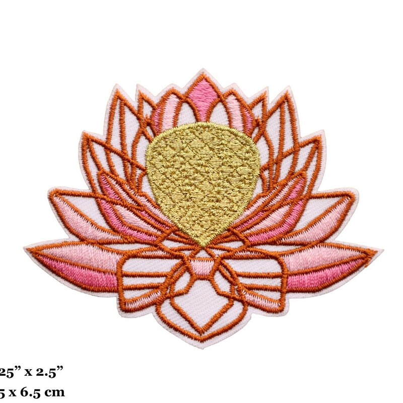 Lotus Flower Applique - Etsy