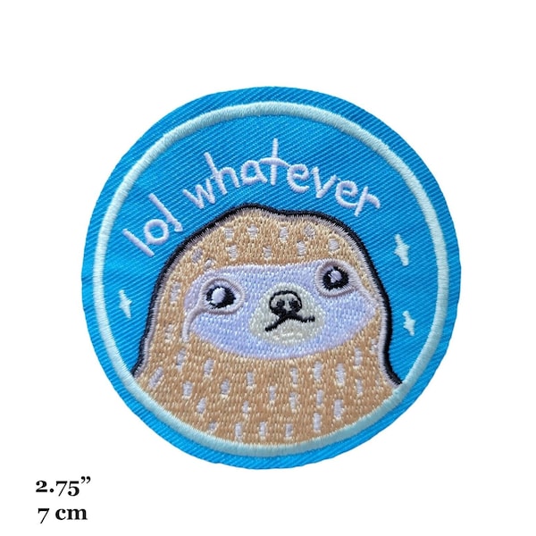 Sloth Iron on Patch - Etsy