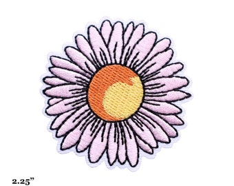 Daisy Patch Botanical Cottagecore Iron on Patch Embroidered Patches for ...
