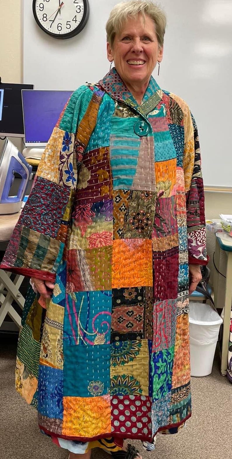 Custom Quilt Coat: Personalized Design, Handmade Jacket - Etsy