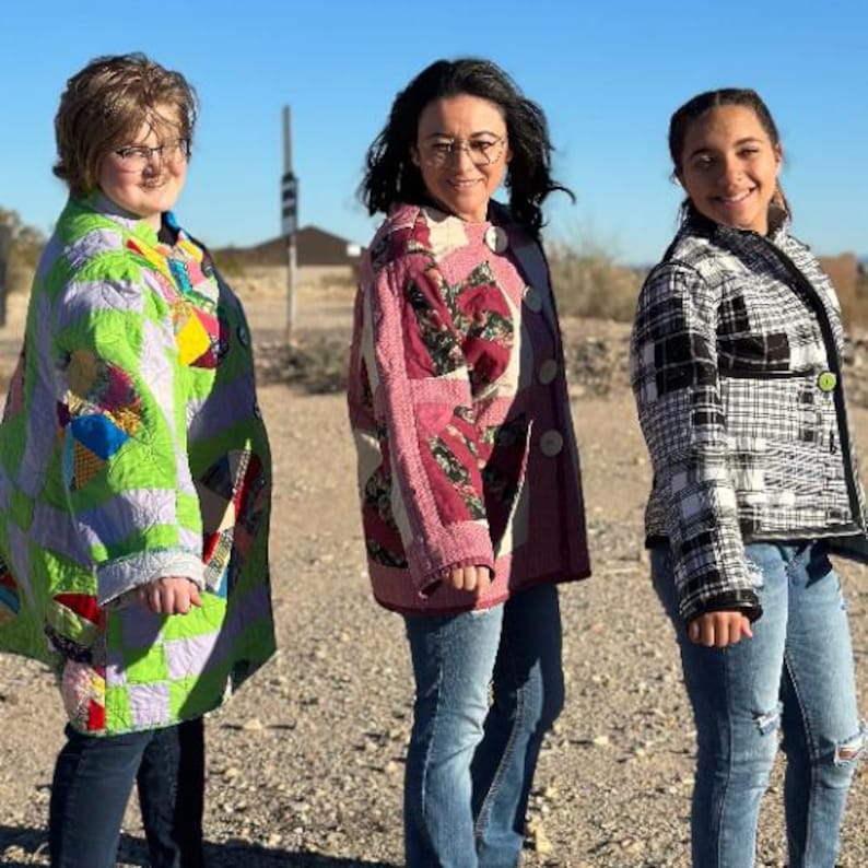 Custom Quilt Coat: Personalized Design, Handmade Jacket - Etsy