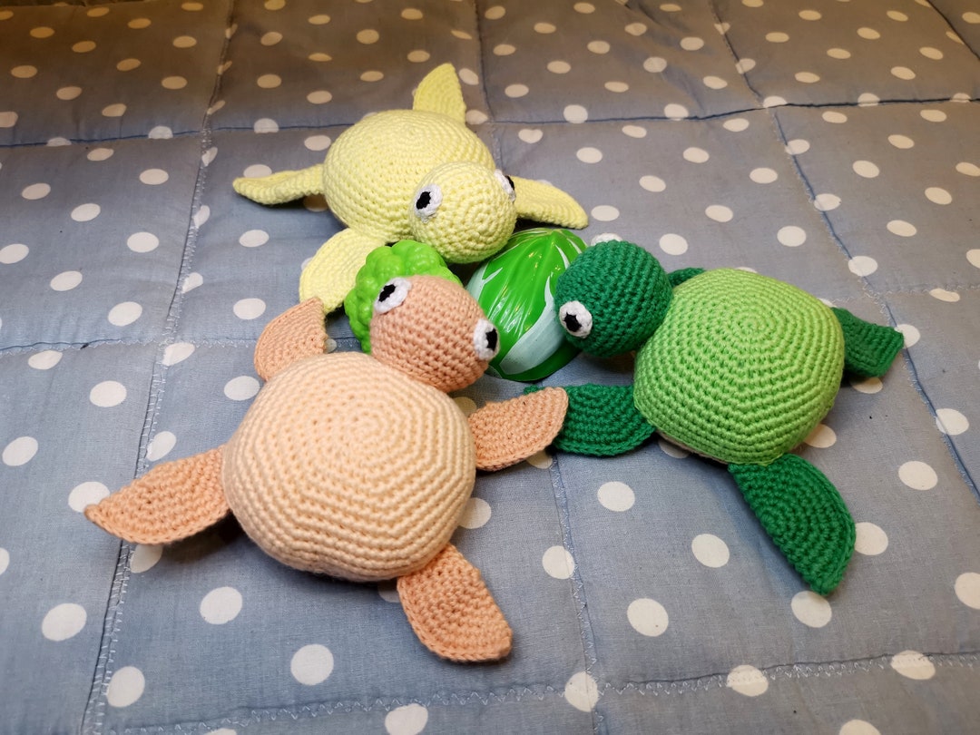 Crochet Turtle Toys Turtle Amigurumi Special Baby Gifts - Etsy