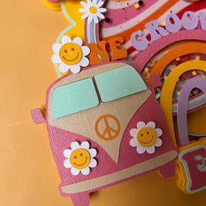Groovy Cake Topper: Retro Hippie Birthday Party Decoration - Etsy