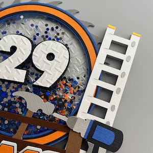 Carpenter Cake Topper, Handyman Cake Topper, Carpenter Birthday ...