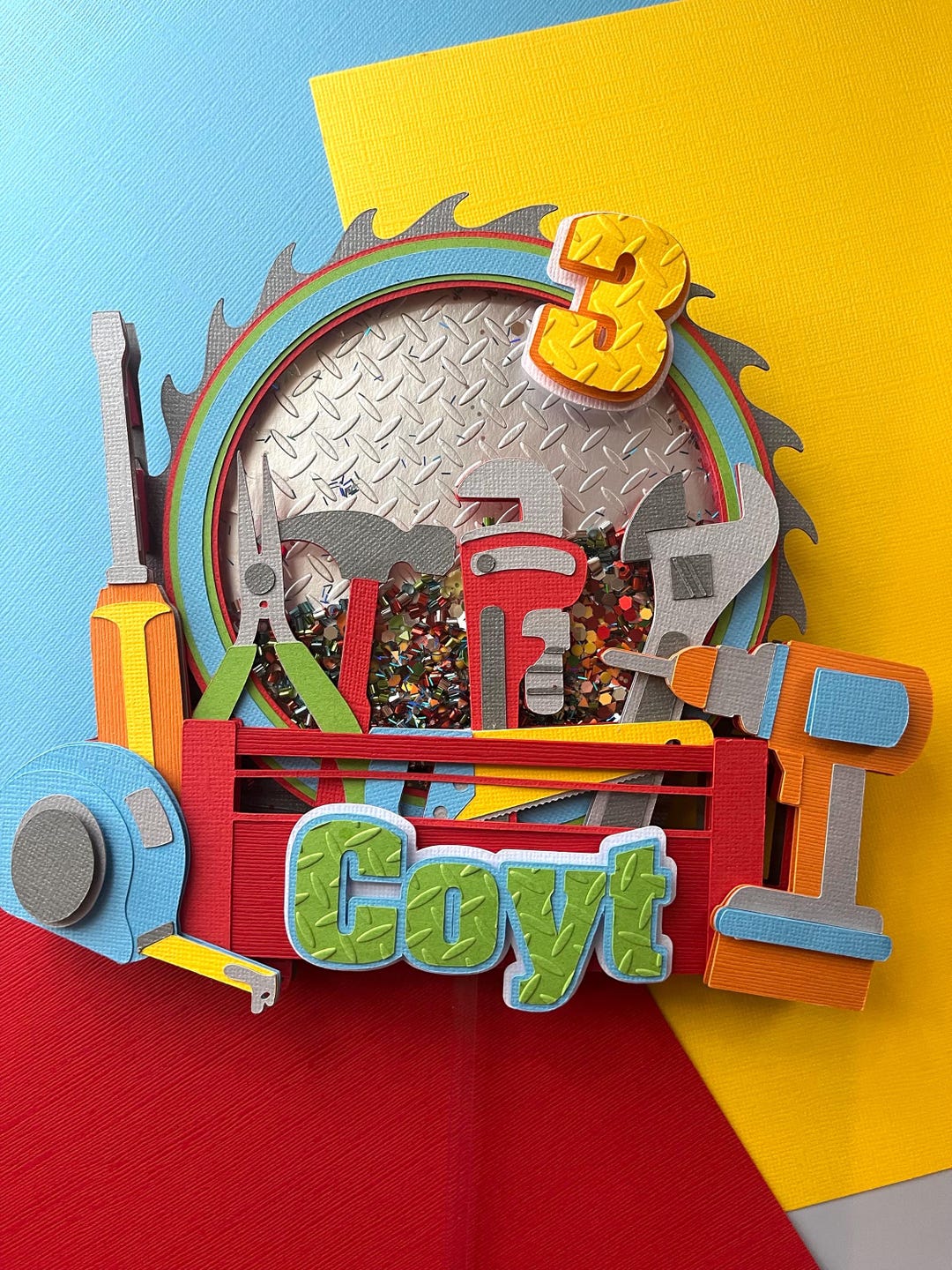 Handyman Cake Topper, Builder Tools Birthday Party Decoration - Etsy