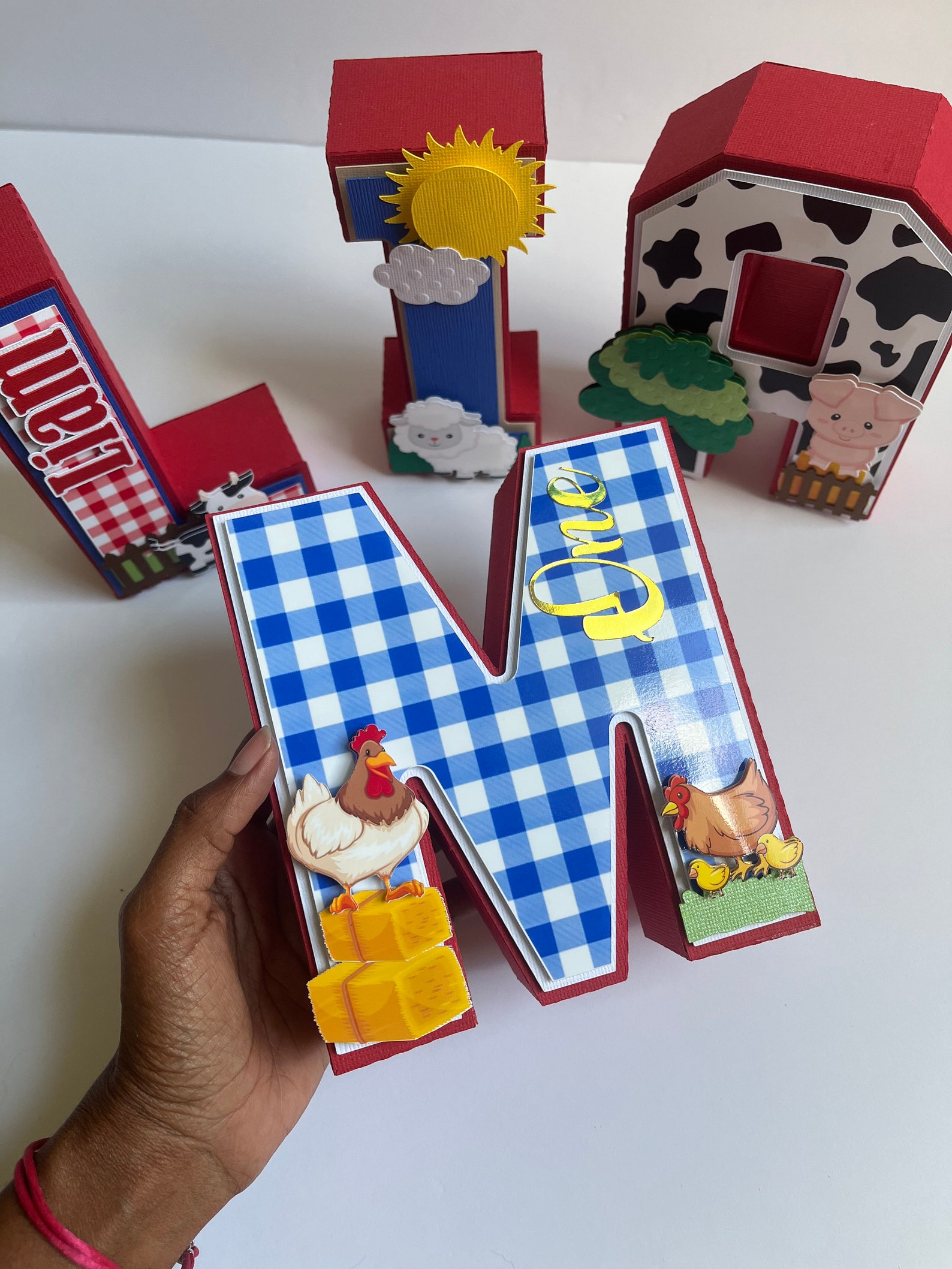 Farm 3D Letters Farm Birthday Party Farm Party Farm - Etsy