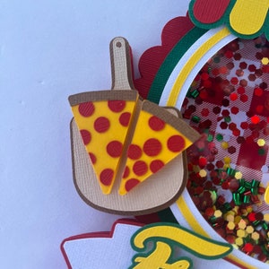 Pizza Cake Topper, Pizza Party Cake Topper, Pizza Party Themed, Pizza ...