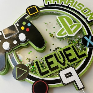 Video Game Cake Topper Gaming Cake Topper Video Game Birthday Gaming ...