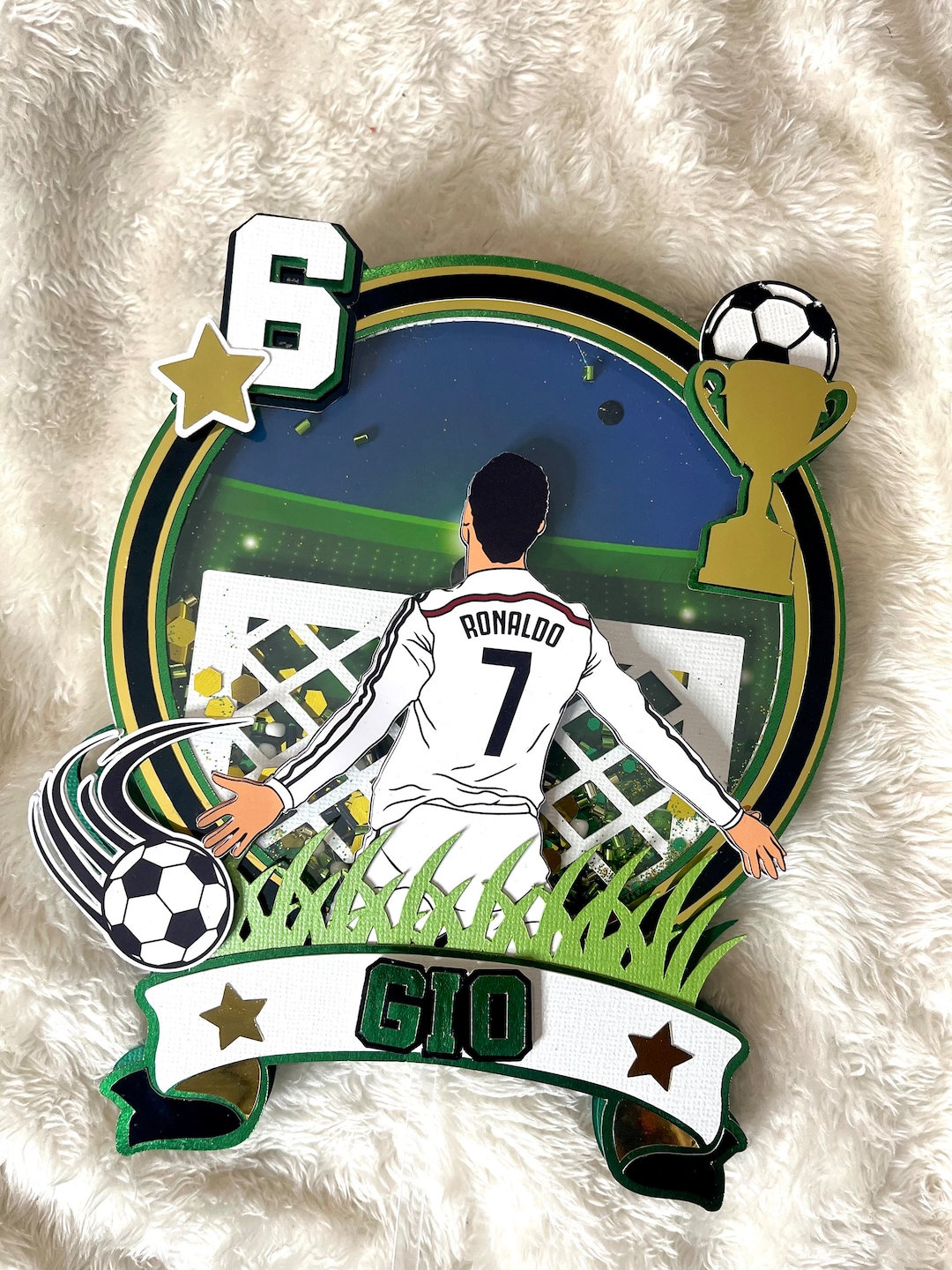 Soccer Cake Topper, Futbol Cake Topper, Soccer Birthday Decor, Soccer ...