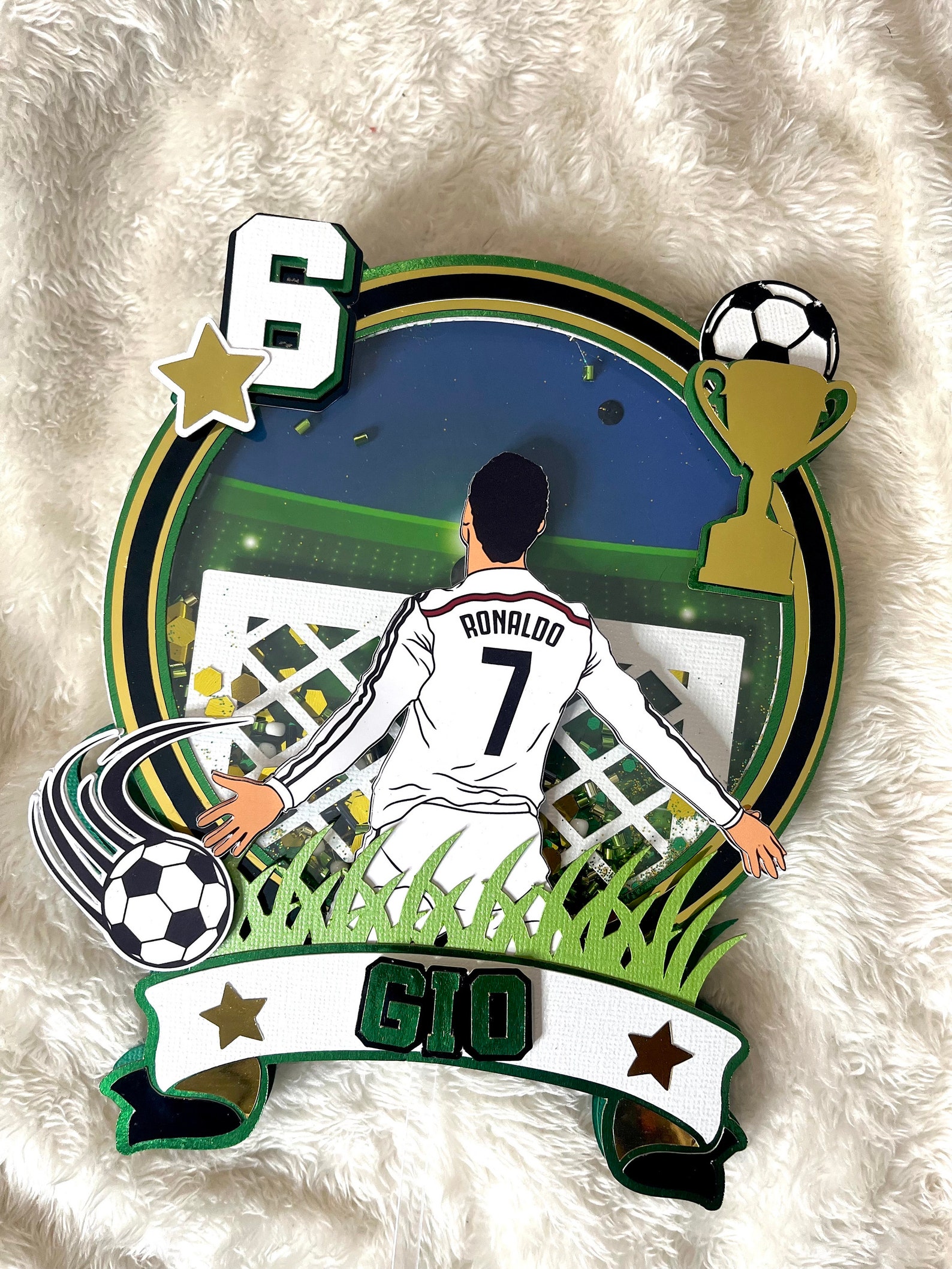 Soccer Cake Topper Futbol Cake Topper Soccer Birthday Decor - Etsy