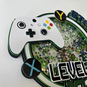 Xbox Cake Topper, Xbox Birthday Decor, Video Game Cake Topper, Video ...