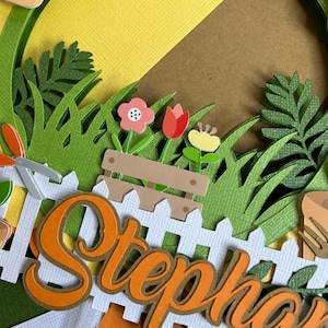 Garden Cake Topper, Gardening Cake Topper, Garden Party Theme ...