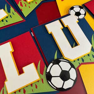 Soccer Birthday Banner, Soccer Party Banner, Soccer Birthday Decor ...