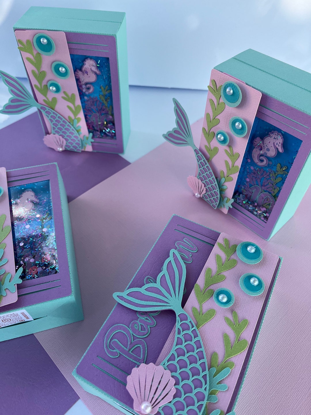 Mermaid Box, Mermaid Tail Box, Mermaid Birthday, Mermaid Party, Under ...