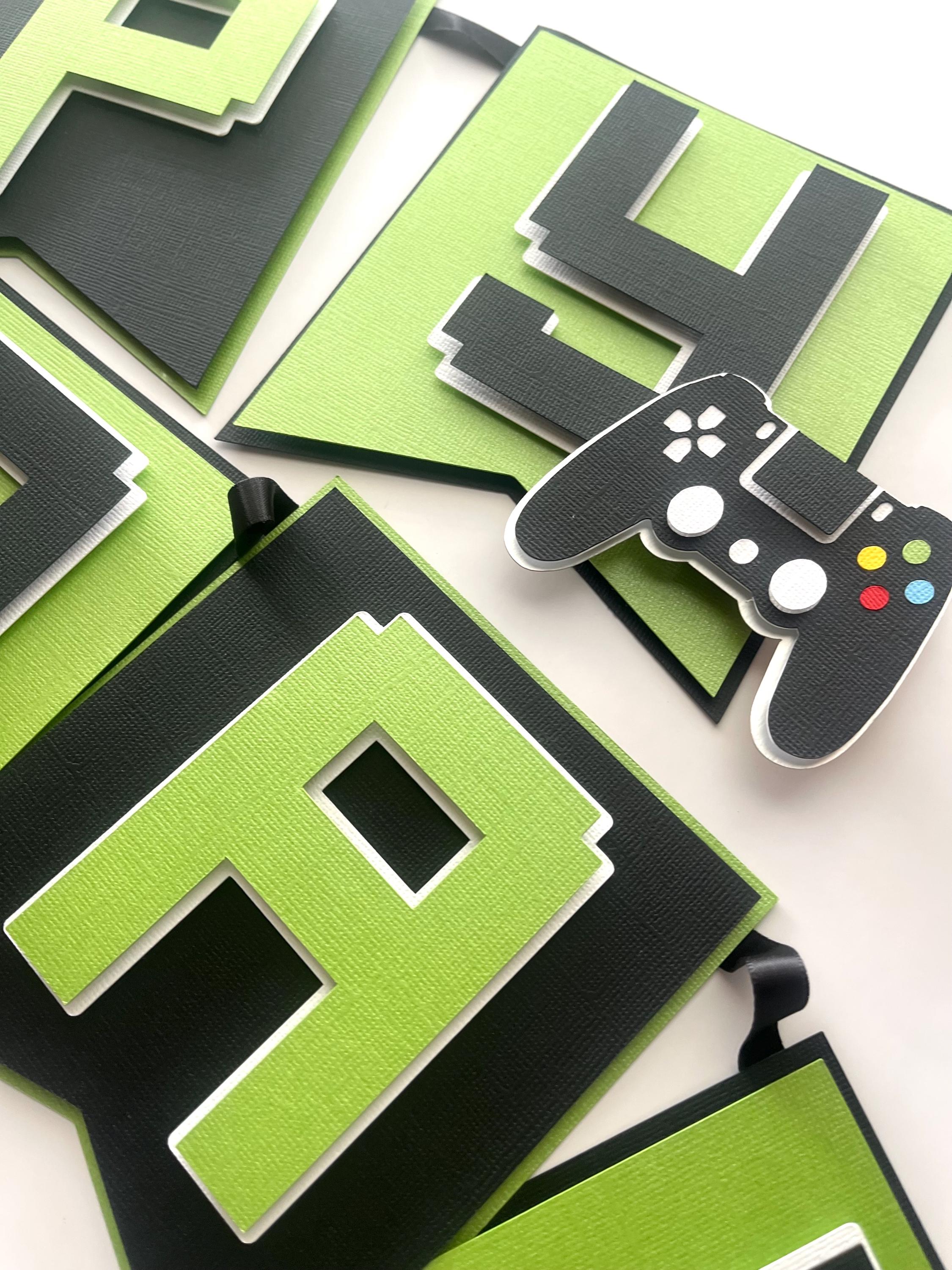 Video Game Birthday Banner: Gamer Party Decor - Etsy