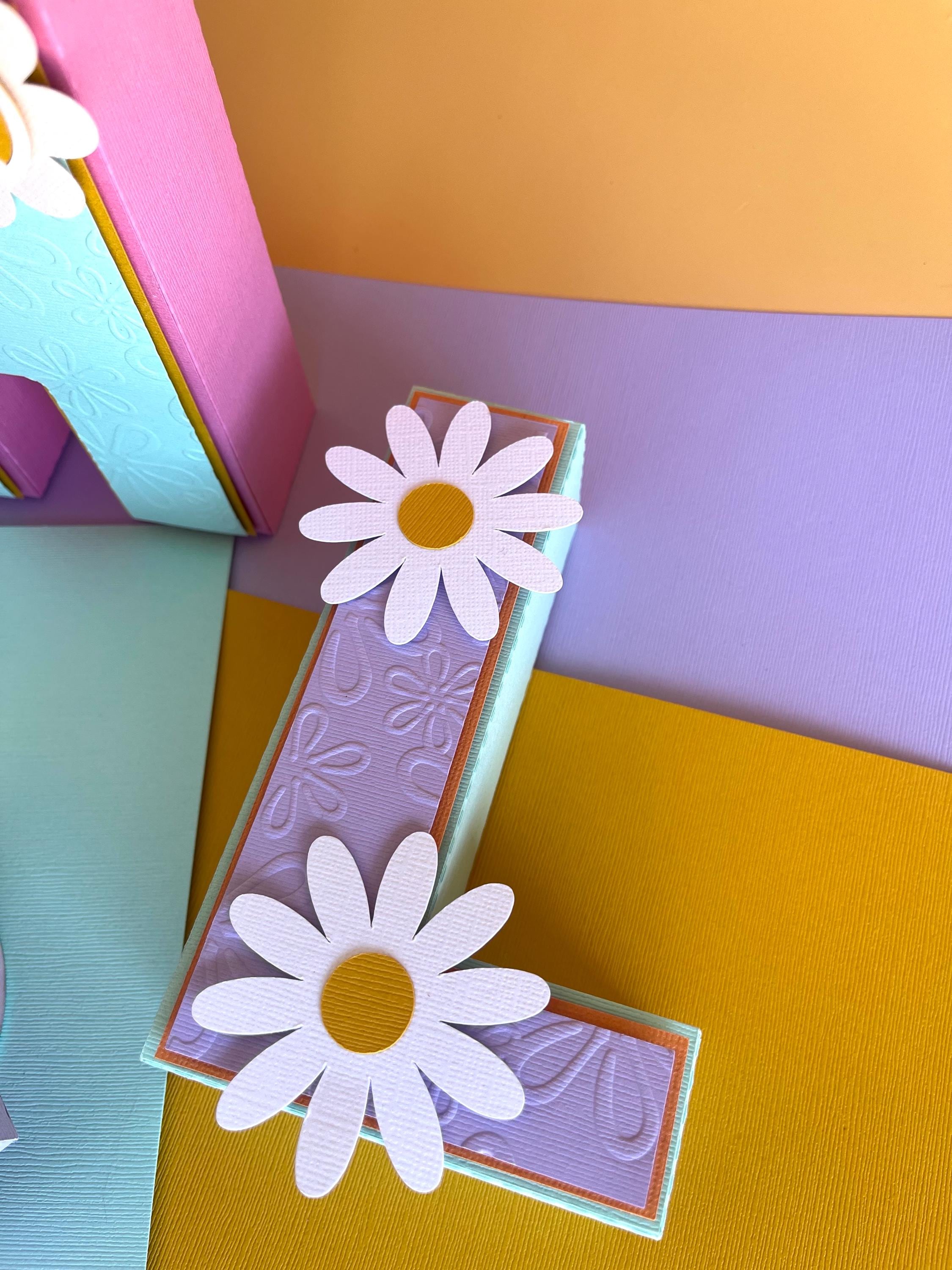 Groovy 3D Letter, Groovy Birthday, Retro Party Decor - Etsy
