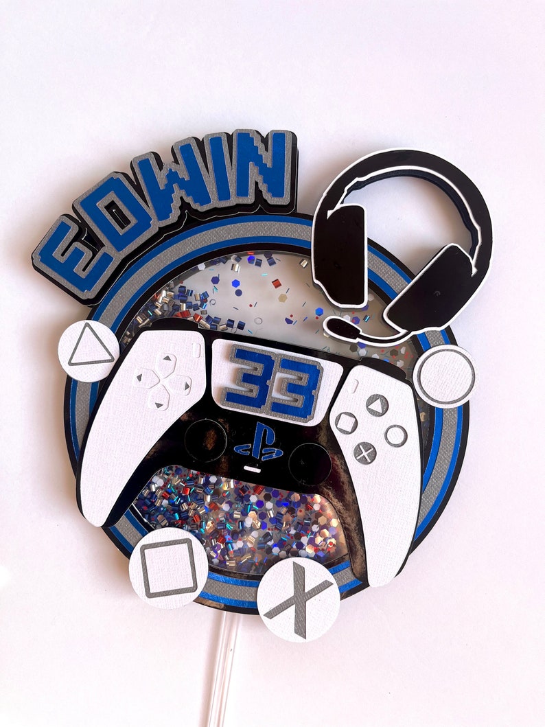 Video Game Cake Topper/ Gaming Cake Topper/ Video Game - Etsy