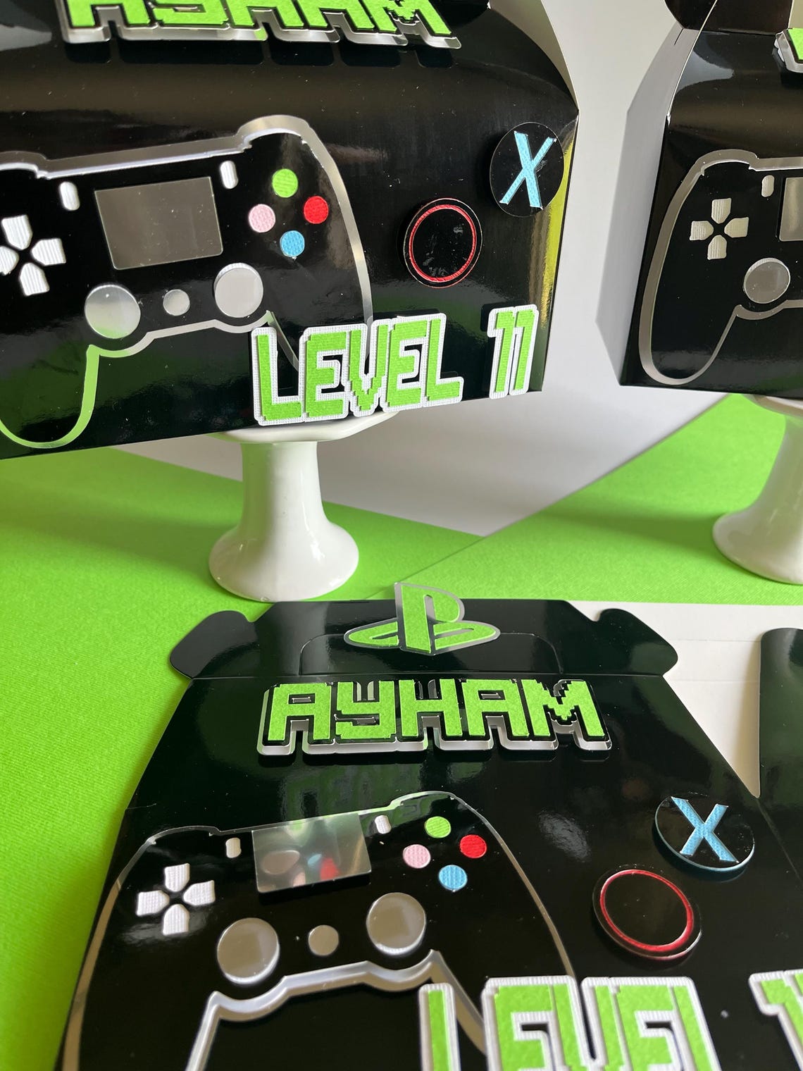 Gamer Party Gable Boxes, Video Game Party Favors, Gaming Birthday ...