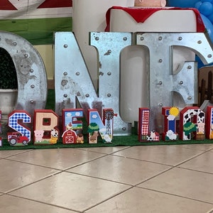 Farm 3D Letters, Farm Birthday Party, Farm Party, Farm Birthday Theme ...