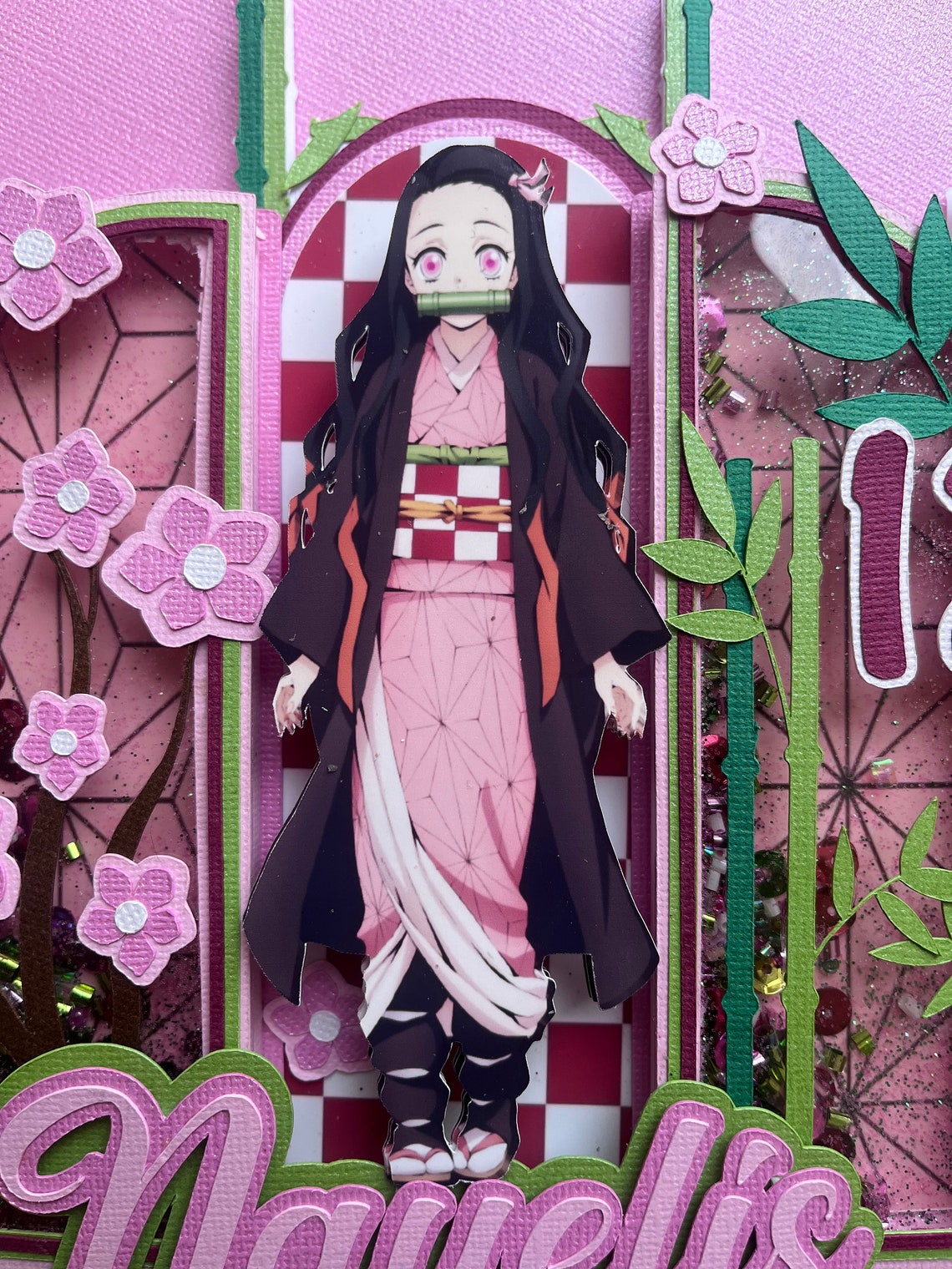 Nezuko Kamado Cake Topper/ Nezuko Kamado Banner/ Demon Slayer - Etsy