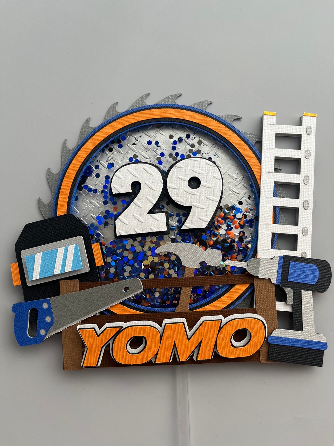 Carpenter Cake Topper, Handyman Cake Topper, Carpenter Birthday ...