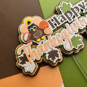 Thanksgiving Cake Topper, Turkey Cake Topper, Thanksgiving Party Decor ...