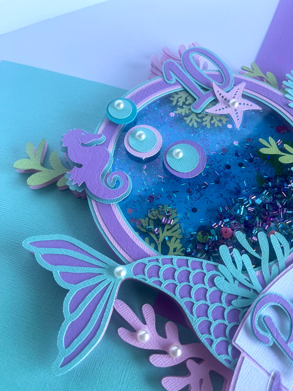 Mermaid Cake Topper Mermaid Tail Cake Topper Mermaid - Etsy