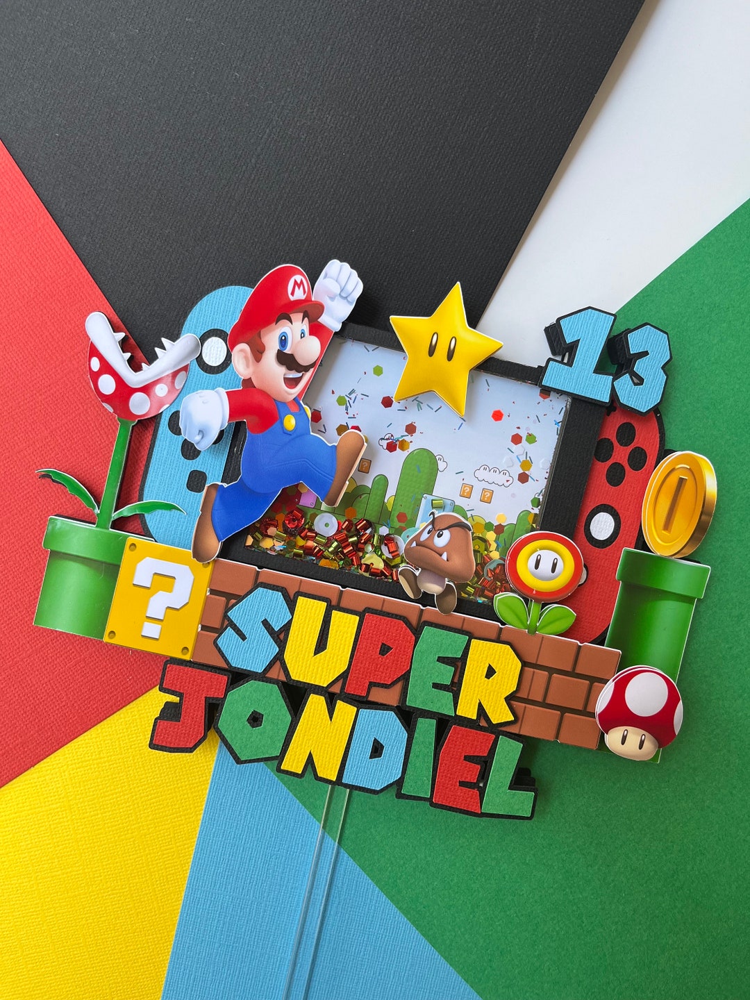 Switch Cake Topper, Switch Birthday Theme, Switch Party, Game Party ...